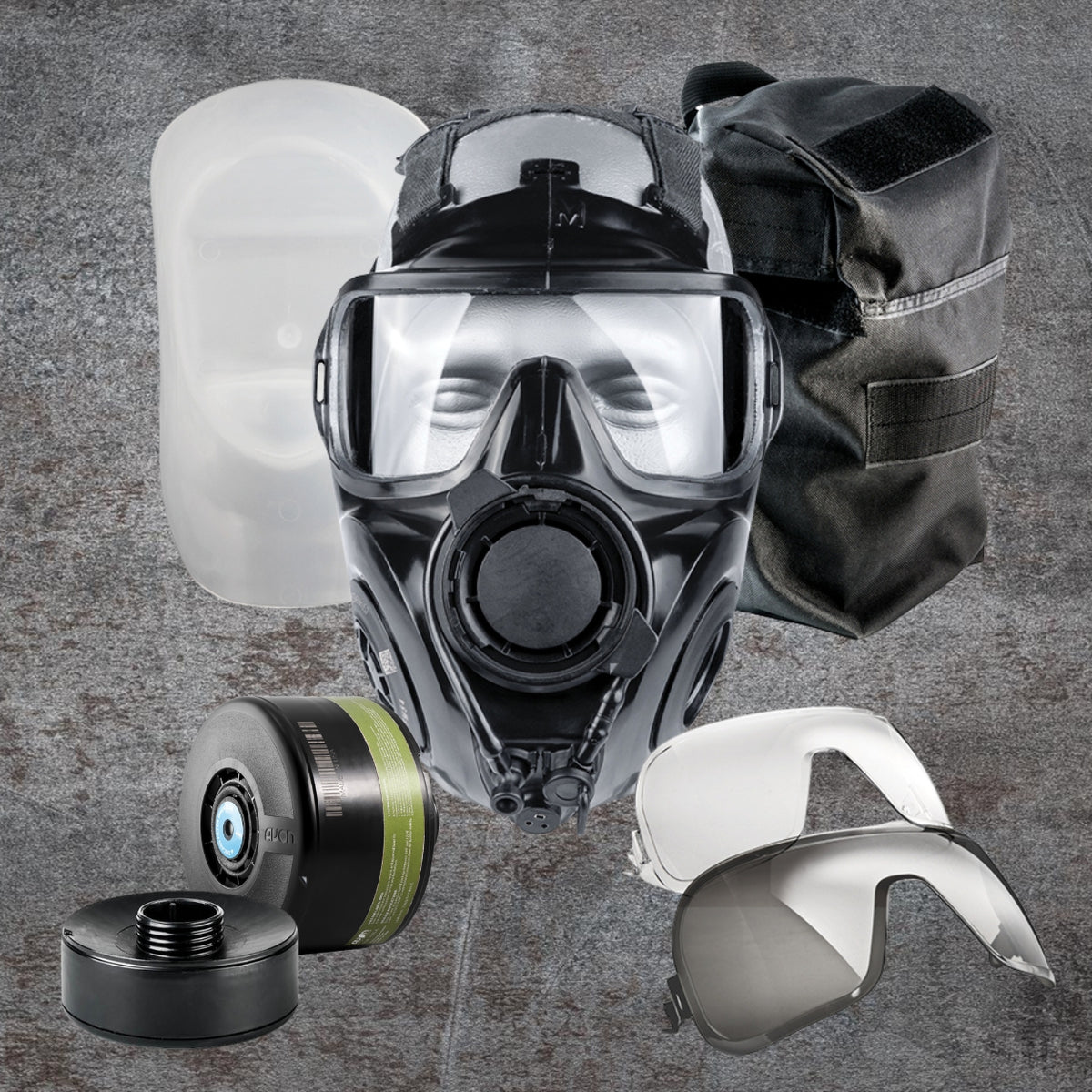 FM54™ Air Purifying Respirator Specialist Kit - Gas Mask with ...